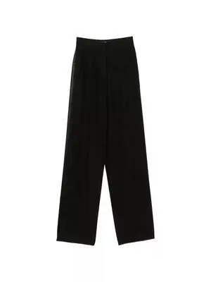 TOM FORD Satin-trimmed Pleated Trousers