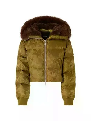 Pinko Camouflage Puffer Jacket - Green