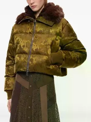 Pinko Camouflage Puffer Jacket