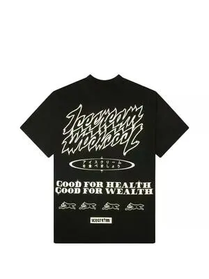 ICECREAM Graphic-print T-shirt - Black