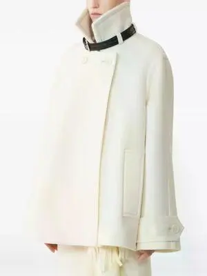LANVIN Buckle-detail Double-breasted Coat