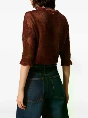 TWINSET Jacquard Alpaca Blend Jumper
