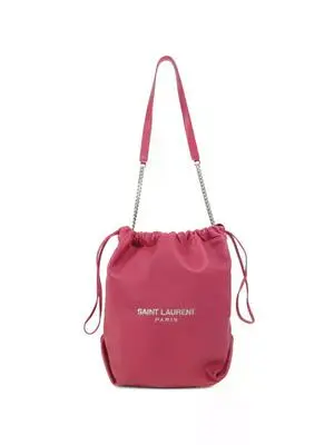 Saint Laurent Teddy Bucket Bag - Pink