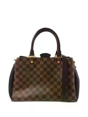 LOUIS VUITTON Louis Vuitton Brittany Damier Tote Bag Brown
