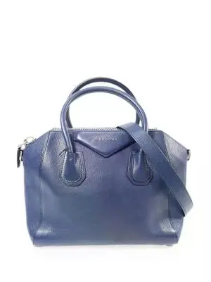 Givenchy Small Antigona Leather Tote Bag - Blue