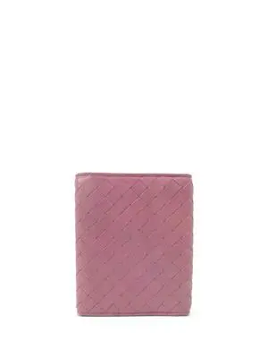 Bottega Veneta Intrecciato Wallet - Pink