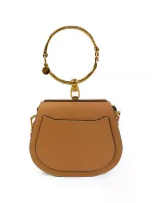 Chloé Nile Leather Shoulder Bag - Neutrals