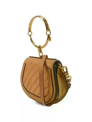 Chloé Nile Leather Shoulder Bag - Neutrals