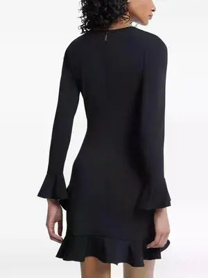 Michael Kors Ruched Mini Dress - Black