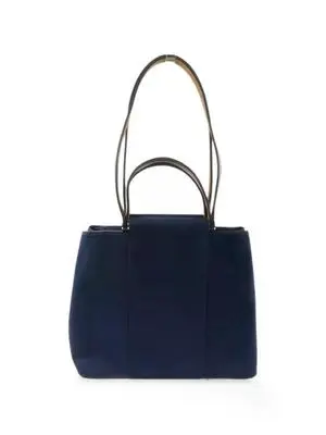 Hermès Cabag Pm Canvas Shoulder Bag - Blue