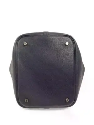 Hermès Mm Picotin Lock Tote Bag - Blue