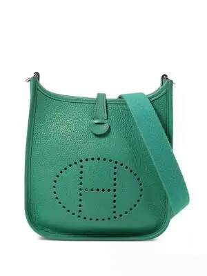 Hermès Hermès 2022 TPM Evelyne Shoulder Bag Green