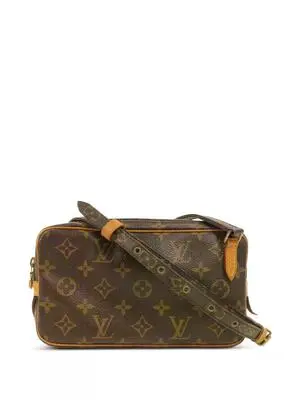 LOUIS VUITTON Marly Bandoulière Monogram Canvas Cross Body Bag - Brown