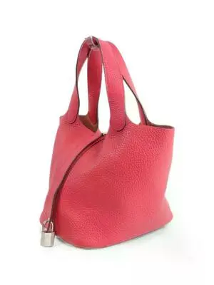 Hermès 2019 Picotin Pm Leather Small Bucket Bag - Pink