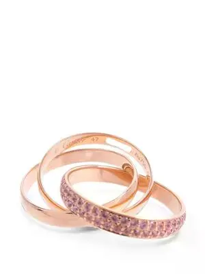 Cartier Trinity Sapphire Ring - Pink