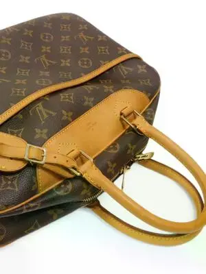 LOUIS VUITTON Monogram Canvas Deauville Tote Bag - Brown