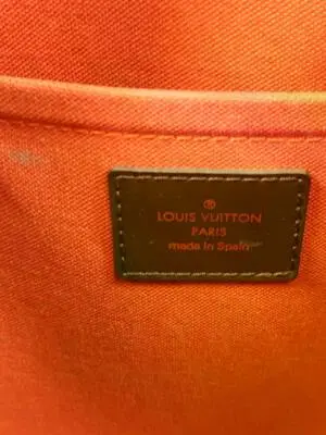 LOUIS VUITTON Damier Ebene Mm Ribera Handbag