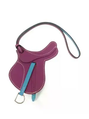 Hermès Paddock Selle Charm - Purple