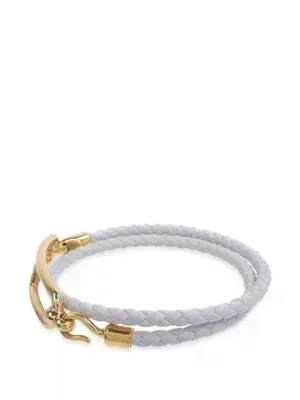 Hermès Roulis Double Tour Bracelet In Blue Vaux Swift Leather