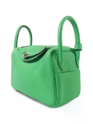 Hermès 2023 Mini Lindy Two-way Tote Bag - Green
