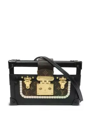 LOUIS VUITTON Petite Malle Shoulder Bag - Black