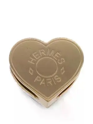 Hermès Mini Coeur Scarf Ring - Gold