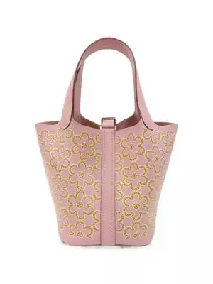 Hermès Picotin Micro Daisy Mini Bucket Bag