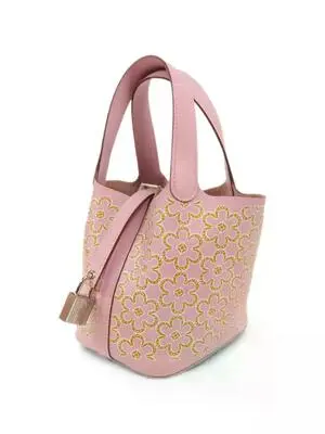 Hermès Picotin Micro Daisy Mini Bucket Bag
