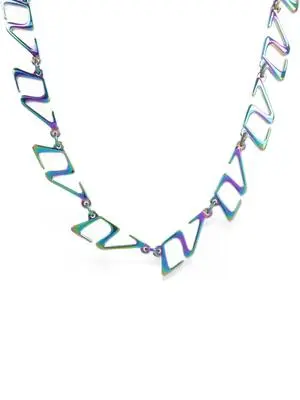 LOUIS VUITTON Iridescent Links Cable Chain Necklace