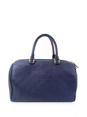 LOUIS VUITTON Speedy Bandoulière Tote Bag - Blue