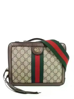 Gucci Ophidia Gg-canvas Cross Body Bag - Neutrals