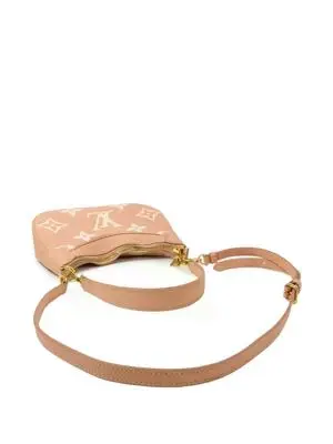 LOUIS VUITTON Bagatelle Monogram Empreinte Shoulder Bag - Orange