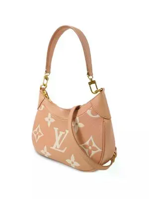 LOUIS VUITTON Bagatelle Monogram Empreinte Shoulder Bag - Orange