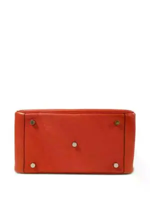 Hermès 26 Lindy Leather Tote Bag - Red