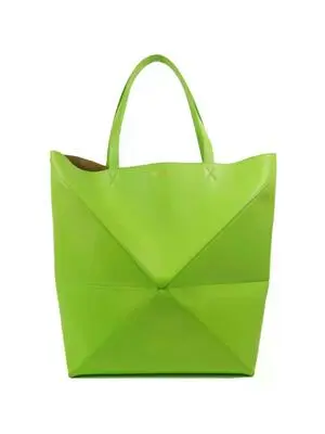 Loewe Puzzle Fold Tote Bag - Green