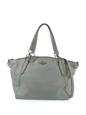 COACH VINTAGE Logo Plaque Shoulder Bag