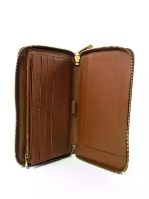 LOUIS VUITTON Monogram Long Wallet - Brown