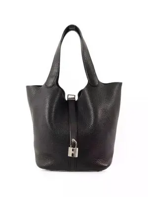 Hermès 2017 Picotin Mm Tote Bag - Black