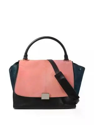 Celine Trapeze Two-way Tote Bag - Green
