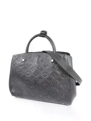 LOUIS VUITTON Bb Montaigne Monogram Empreinte Tote Bag