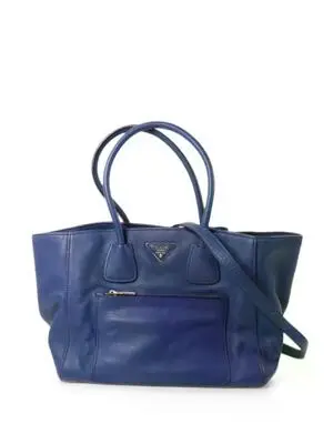 Prada Logo-detail Two-way Handbag