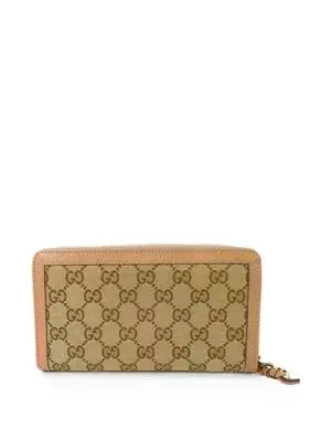 Gucci Gg-canvas Wallet - Neutrals