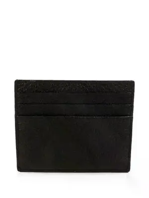 Prada Enamelled Triangle Logo Card Holder
