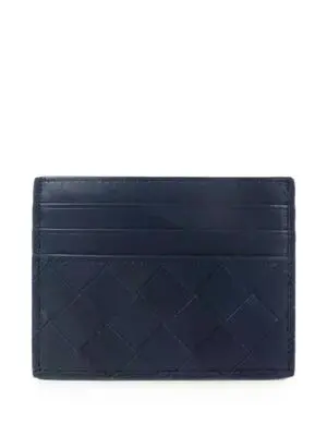 Bottega Veneta Intrecciato Card Holder - Blue