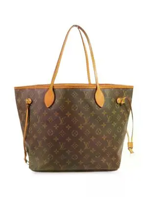 LOUIS VUITTON Mm Neverfull Monogram Tote Bag - Brown