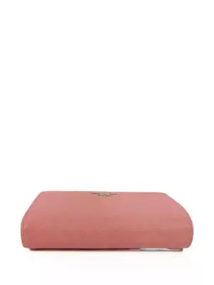 Prada Logo-detail Bi-fold Zipper Wallet