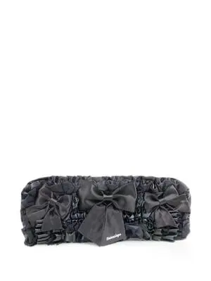 Balenciaga Bow-detail Clutch Bag - Black