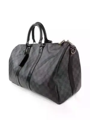 LOUIS VUITTON Keepall 45 Bandoulière Damier Graphite Handbag
