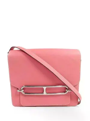 Hermès Roulis Calf Leather Shoulder Bag - Pink