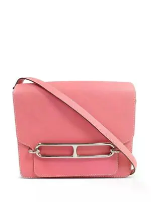 Hermès Roulis Calf Leather Shoulder Bag - Pink